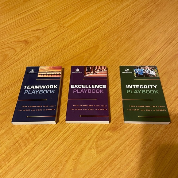 Other | New 3 Fellowship Of Christian Athletes Virtue Playbooks | Poshmark